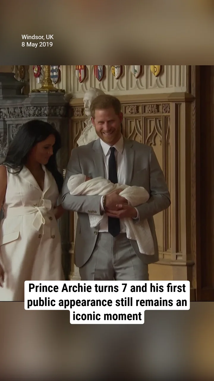 Prince Archie turns 7 and his first public appearance still remains an ...